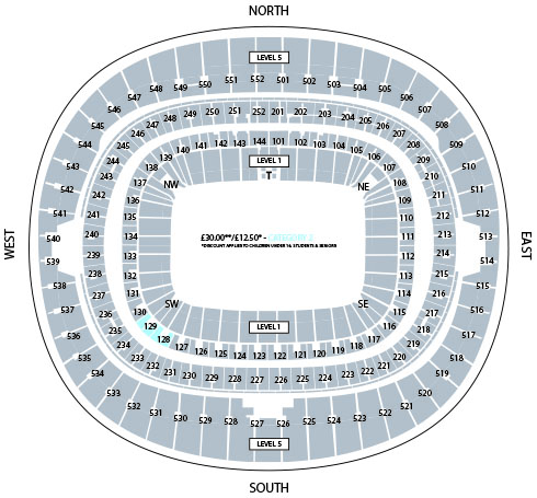 England v Spain - Away Supporters