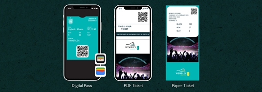Scanning your ticket | Wembley Stadium
